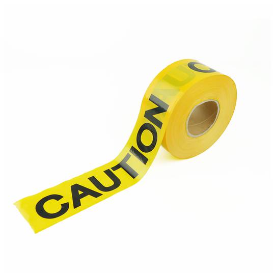 Caution signaling tape yellow 76mm 300m CAUTION - Cablematic