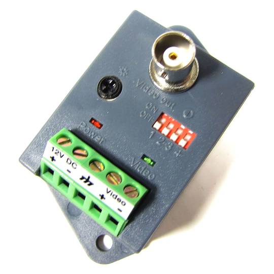 Balun Active Individual Receiver (BNC to Terminal Block 2-pin) - Cablematic