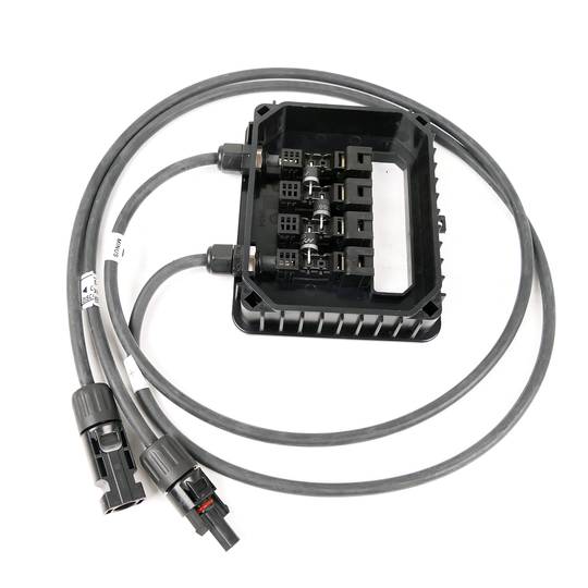 Box photovoltaic electrical connection MC4 130x115mm IP65 1000V 15A ...