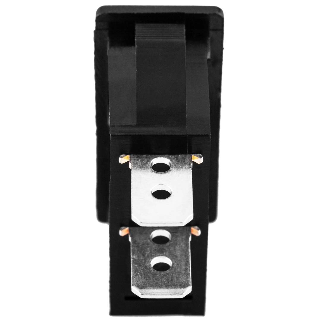 Red Rocker Switch Spst 2 Pin Cablematic
