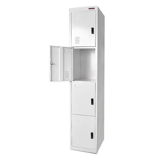 Metal locker 1 module 4 doors 300 x 1800 x 500 mm RackMatic - Cablematic