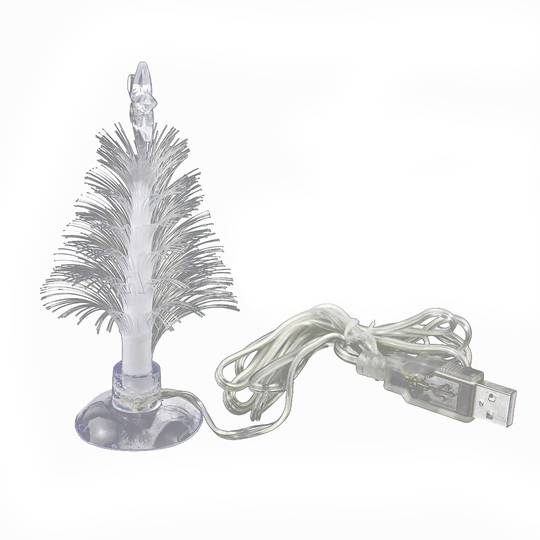 USB Christmas tree fiber and 7 colors - Cablematic