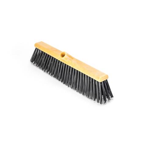 Wooden sweeping brush for broom without handle measuring 55x9x15 cm for ...