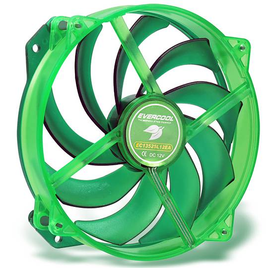 Case fan 140x140x25 mm for 12 VDC for computer and chassis - Cablematic