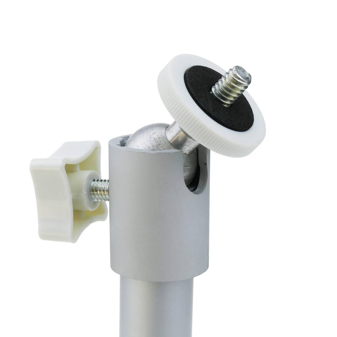 Support for CCTV Camera 150mm aluminum silver - Cablematic