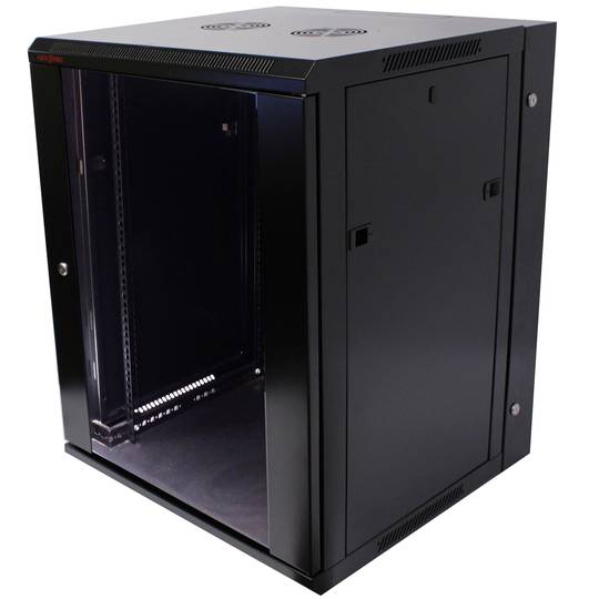 Server rack cabinet 19 inch 15U 600x550x770mm swivel wallmount SOHORack ...