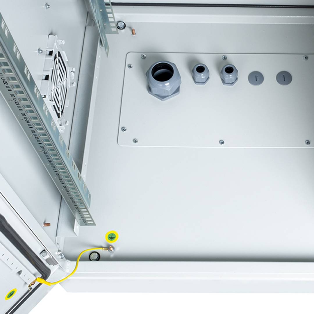 Outdoor security rack cabinet 32U IP55 600 x 600 x 1680 - Cablematic