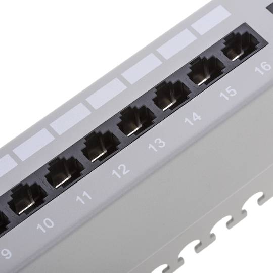 Patch panel 1U 24 RJ45 UTP Cat.6 white Cablematic