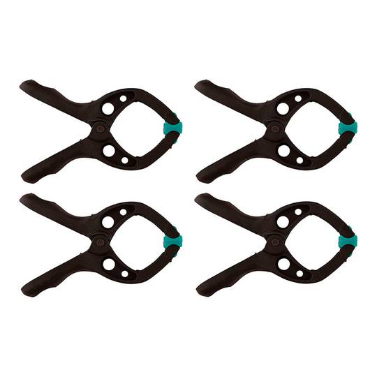 Pack of 4 microfix units with spring Wolfcraft 3432000 - Cablematic