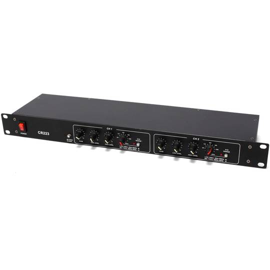 Crossover Stereo 3 mono audio 2 CR223 rack - Cablematic