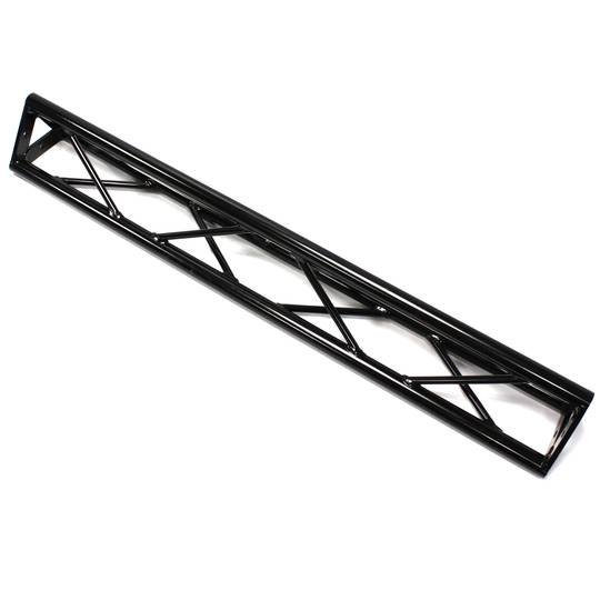 Black triangular aluminum truss 150mm straight section of 1m - Cablematic