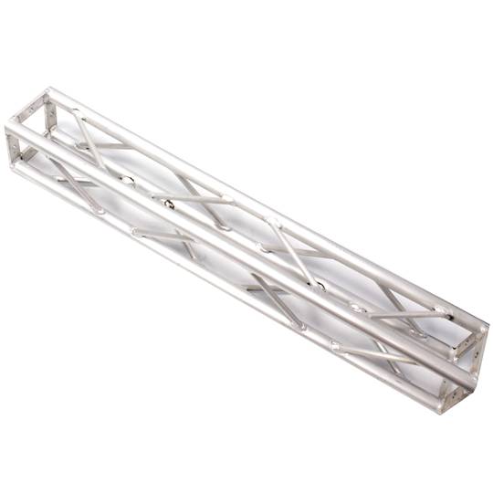 Silver aluminum square truss 150mm straight section of 1m - Cablematic