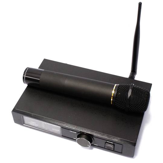 Wireless Microphones with one-channel receiver UHF 600-920 MHz rack for ...